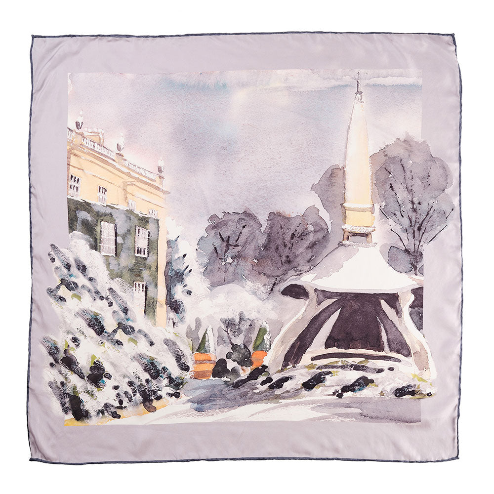 Exclusive Highgrove 'West Side of Highgrove House' Silk Scarf ... Exclusive Highgrove 'West Side of Highgrove House' Silk Scarf ...