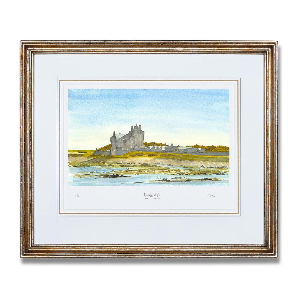 'Ackergill Tower' Limited Edition Framed Lithograph | Highgrove Shop ...