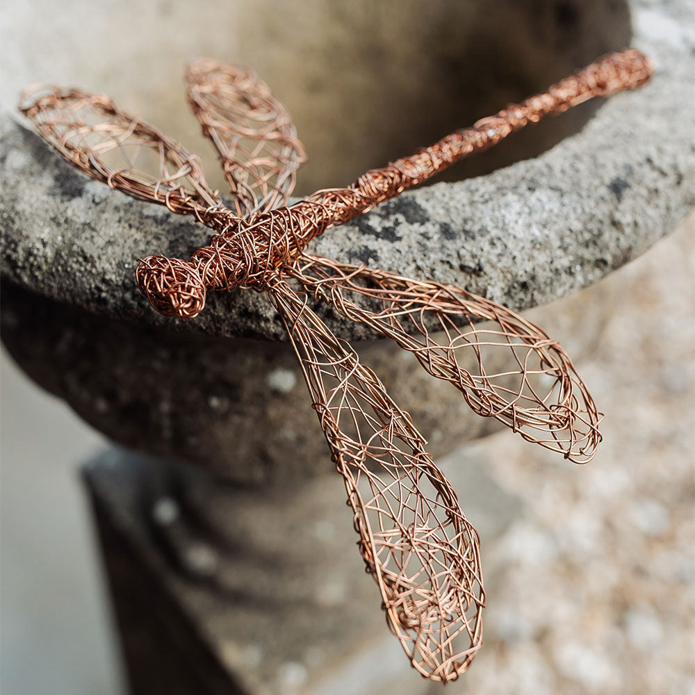 Emma Stothard Dragonfly Bronze Wire Sculpture | Highgrove Shop & Gardens