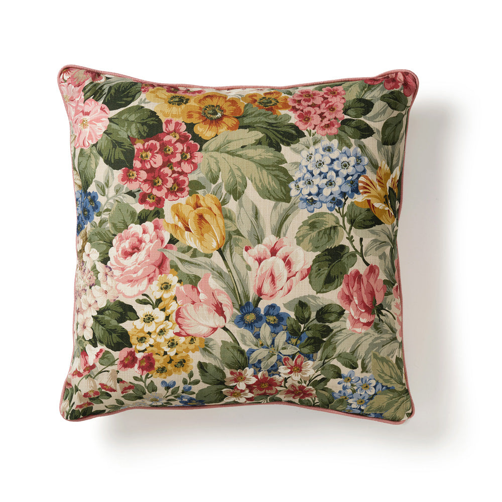 Highgrove by Sanderson Hydrangea & Rose Cushion | Highgrove Shop & Gardens