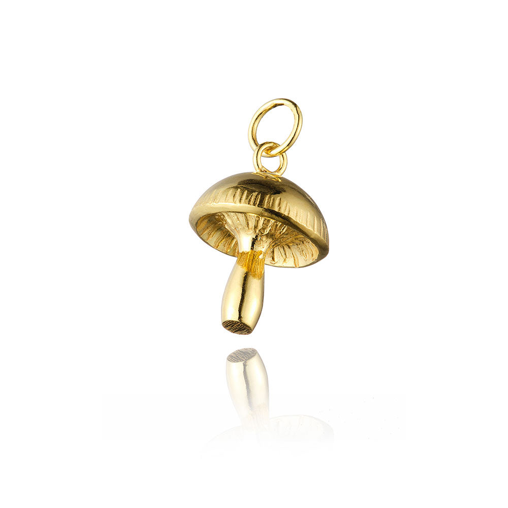 Turquoise Mountain Jewellery Samaroq Gold Toadstool Charm | Highgrove ...