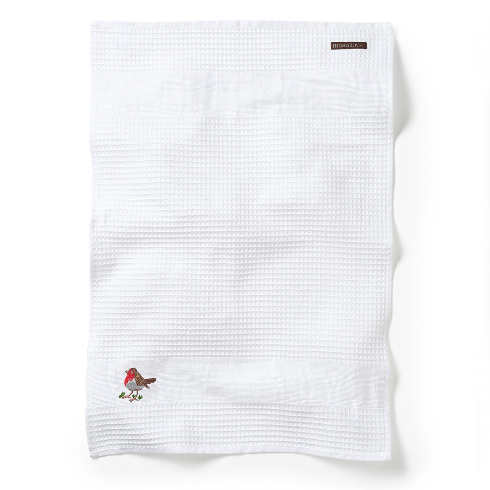 Buy Robin Tea Towel | Highgrove Shop & Gardens