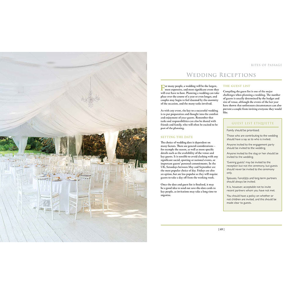 Debrett’s Guide to Hosting and Entertaining | Highgrove Shop & Gardens